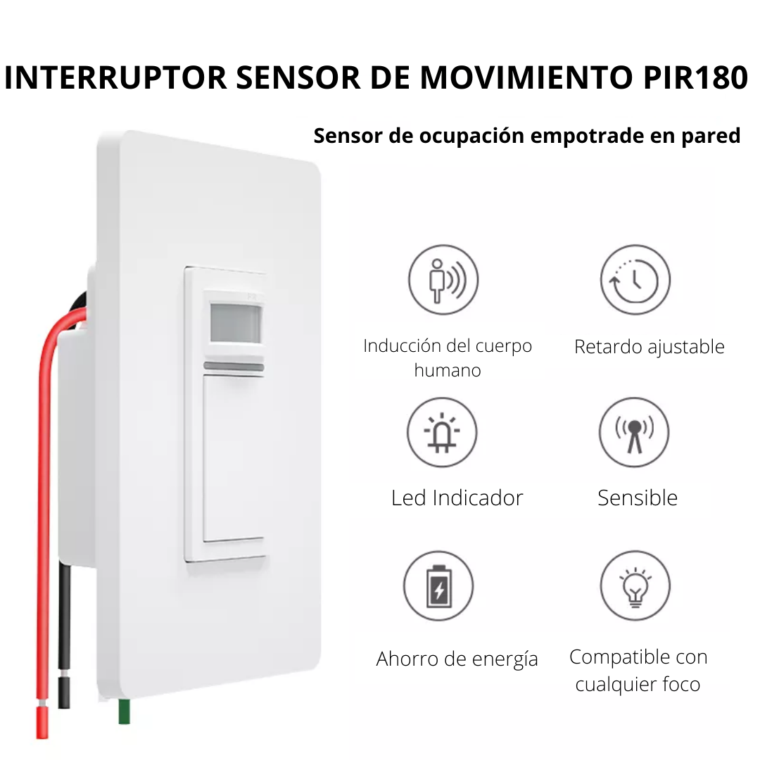 Interruptor Smart con Sensor de Movimiento – MR LED PANAMÁ