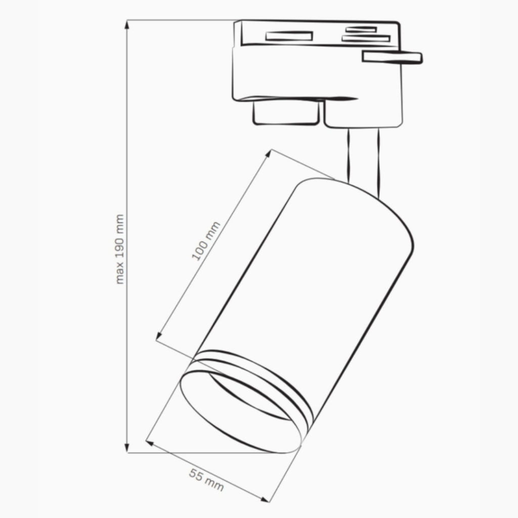 Lampara para riel – MR LED PANAMÁ